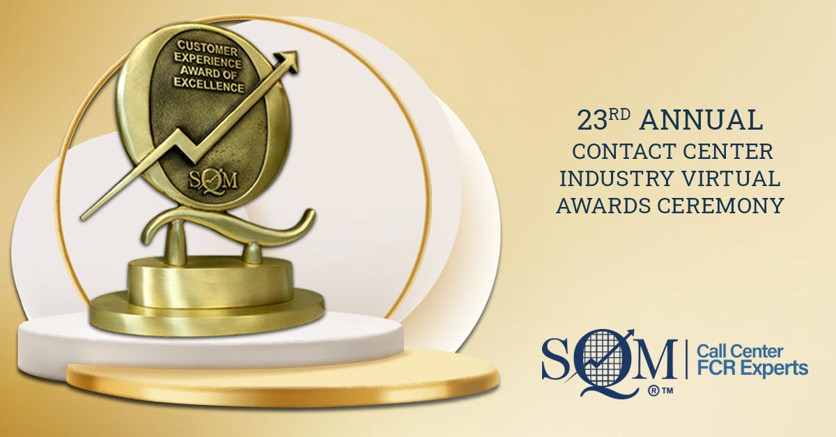 2021 Virtual Contact Center First Call Resolution Awards